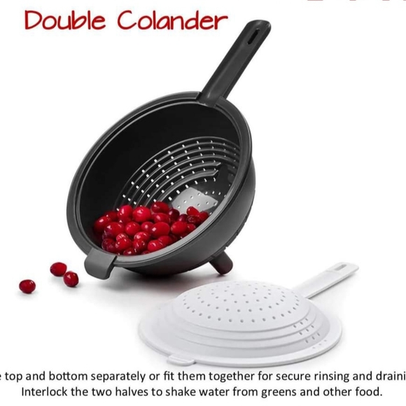 Tupperware | Kitchen | Tupperware Double Colander | Poshmark